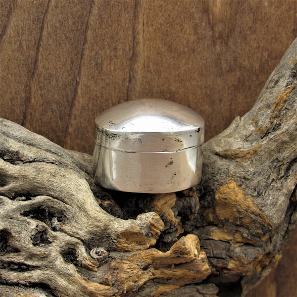 Silver Pill Box - Etsy