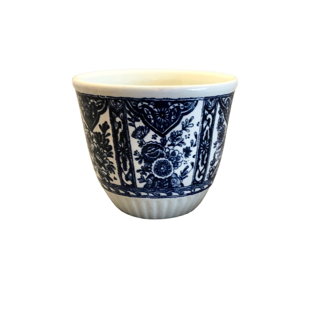 Vintage Bosh Belgium Blue White Delft Blue Kitchen Storage Porcelain ...