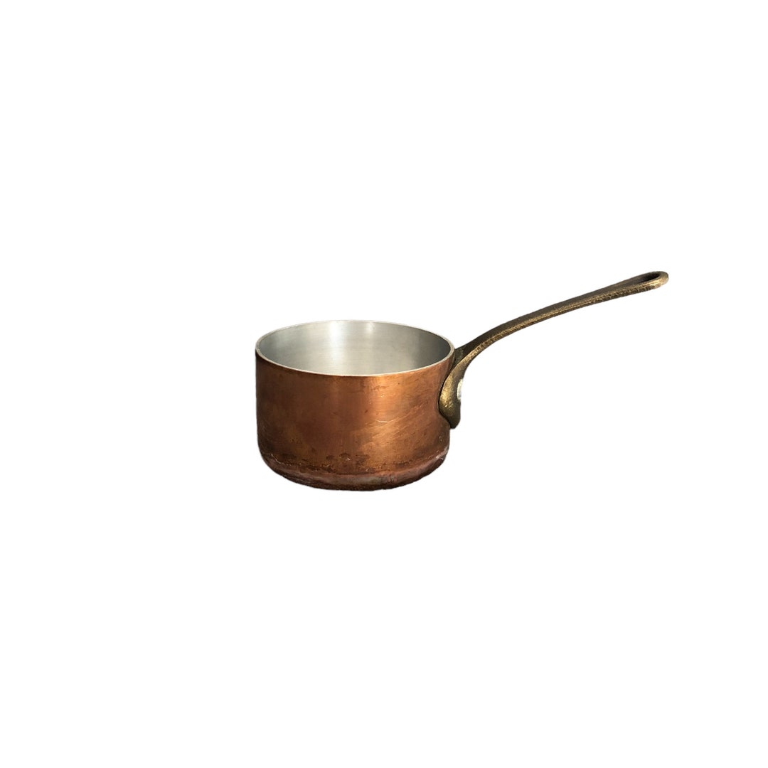 Miniature Copper Pot Copper Kitchen Decor Brass Handled Pot Vintage ...
