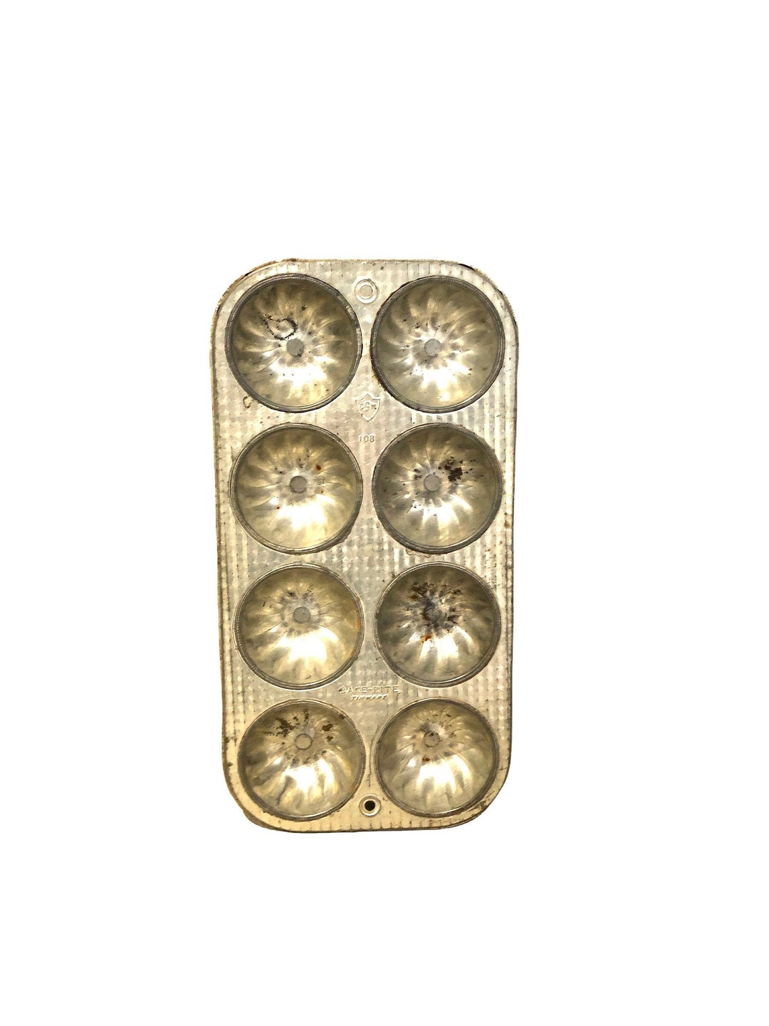 Vintage Bake Rite Muffin Cake Tin. Antique Kitchen Decor Metal - Etsy