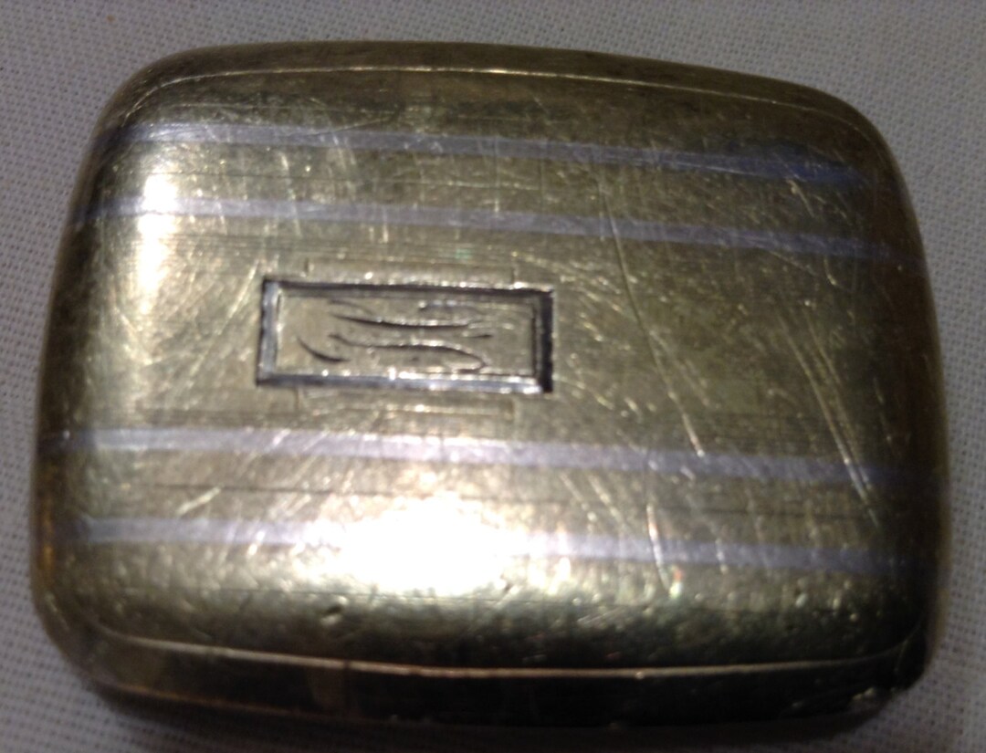 Vintage 18k Gold and Sterling HICKOK Edwardian Belt Buckle, Sterling ...