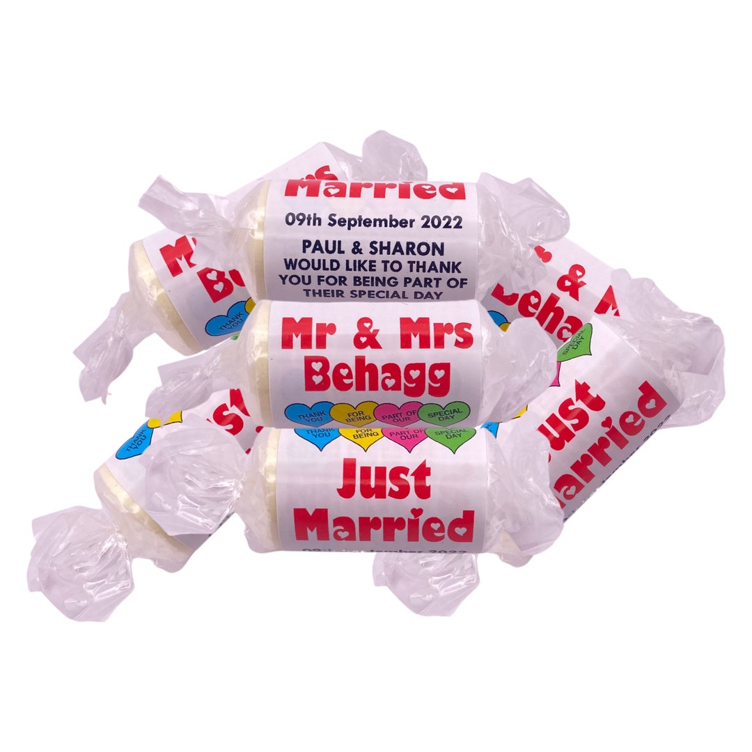 Personalised Wedding Love Heart Sweets Wedding Favours Gifts Just ...