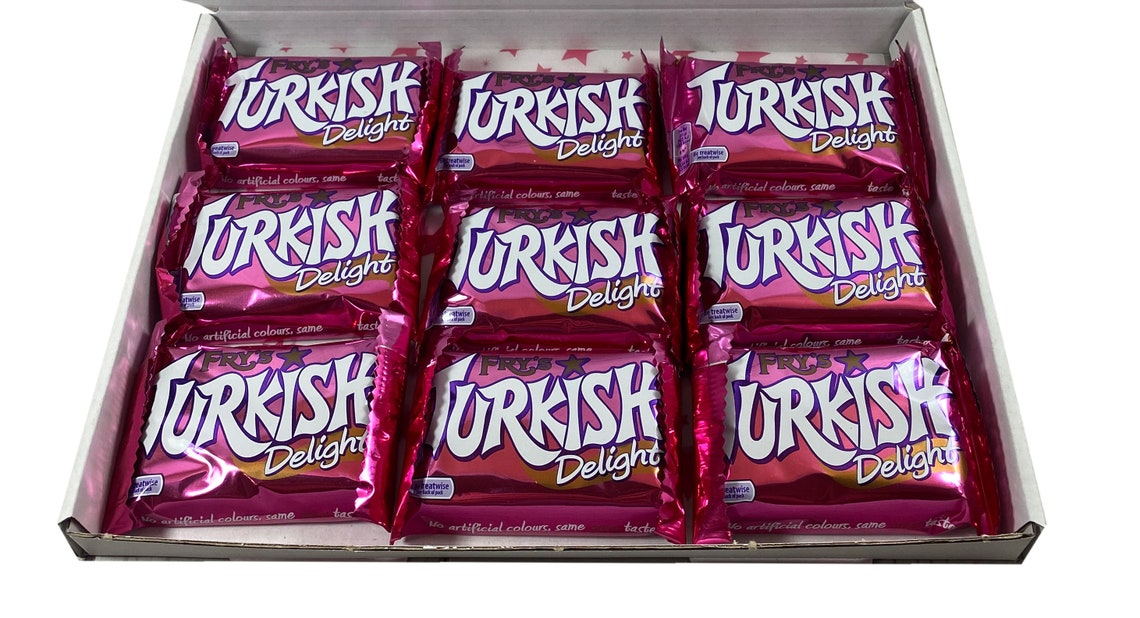 Turkish Delight Gift Box Present Retro Chocolate Hamper Birthday Fry's ...