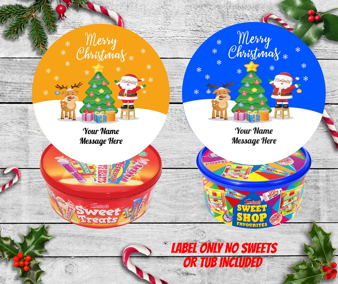 Personalised Label for Swizzels Sweet Treats & Sweet Shop Favourites ...