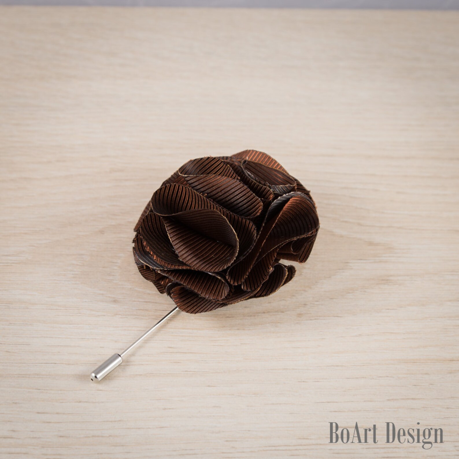 Lapel Stick Pin/brown Carnation Lapel Pin/lapel Pin/flower Pin/lapel ...