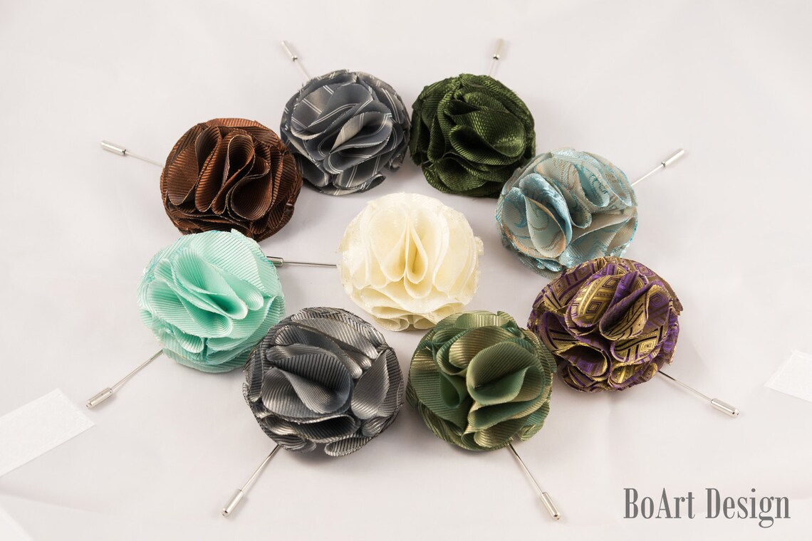 Lapel Stick Pin/sea Green Carnation Lapel Pin/lapel Pin/flower Pin ...