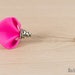 Spade Inspired Dark Pink Kanzashi Flower Lapel Stick Pin/lapel Pin ...