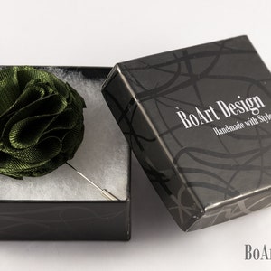 Lapel Stick Pin/sea Green Carnation Lapel Pin/lapel Pin/flower Pin ...