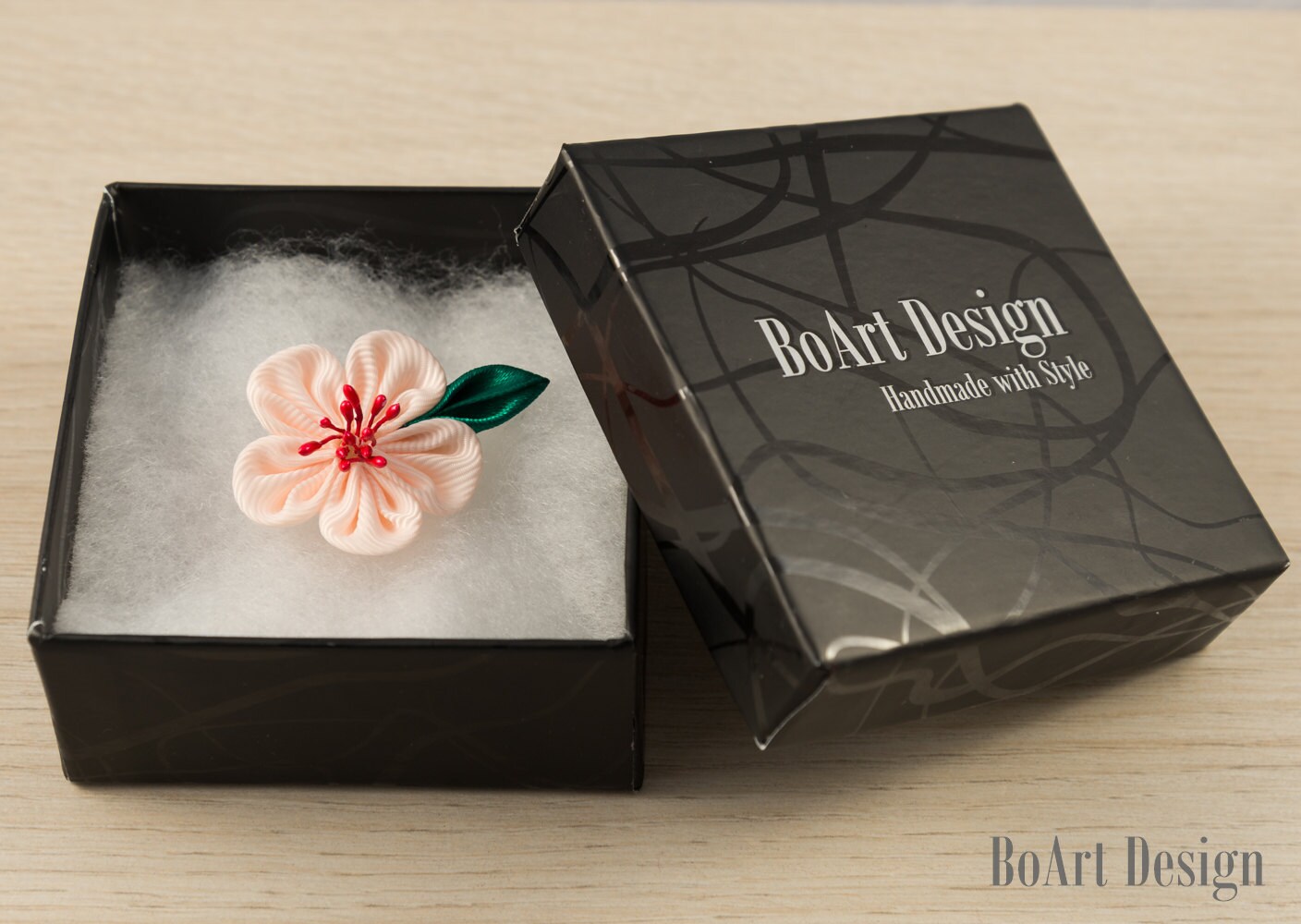Cherry Blossom Lapel Pin/spring Flower/pink Lapel Pin/kanzashi Flower ...