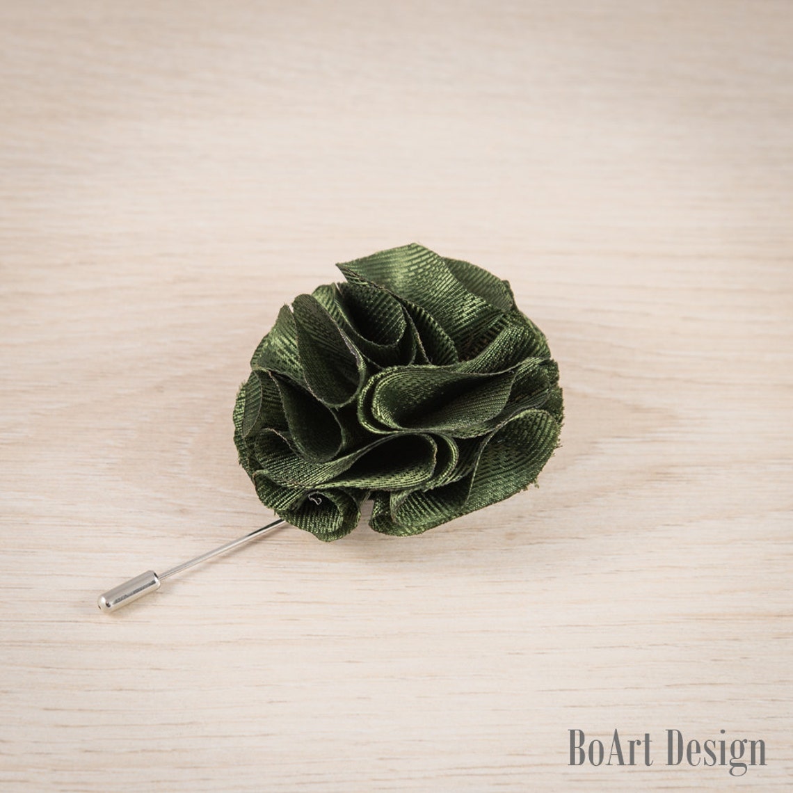 Lapel Stick Pin/sea Green Carnation Lapel Pin/lapel Pin/flower Pin ...