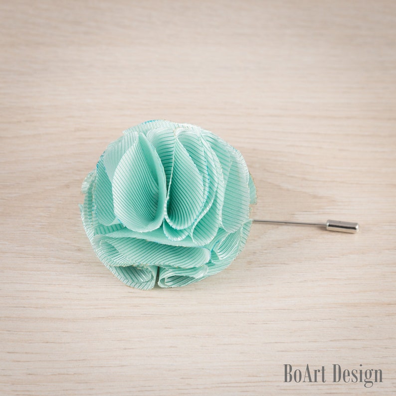 Lapel Stick Pin/mint Green Carnation Lapel Pin/lapel Pin/flower Pin ...