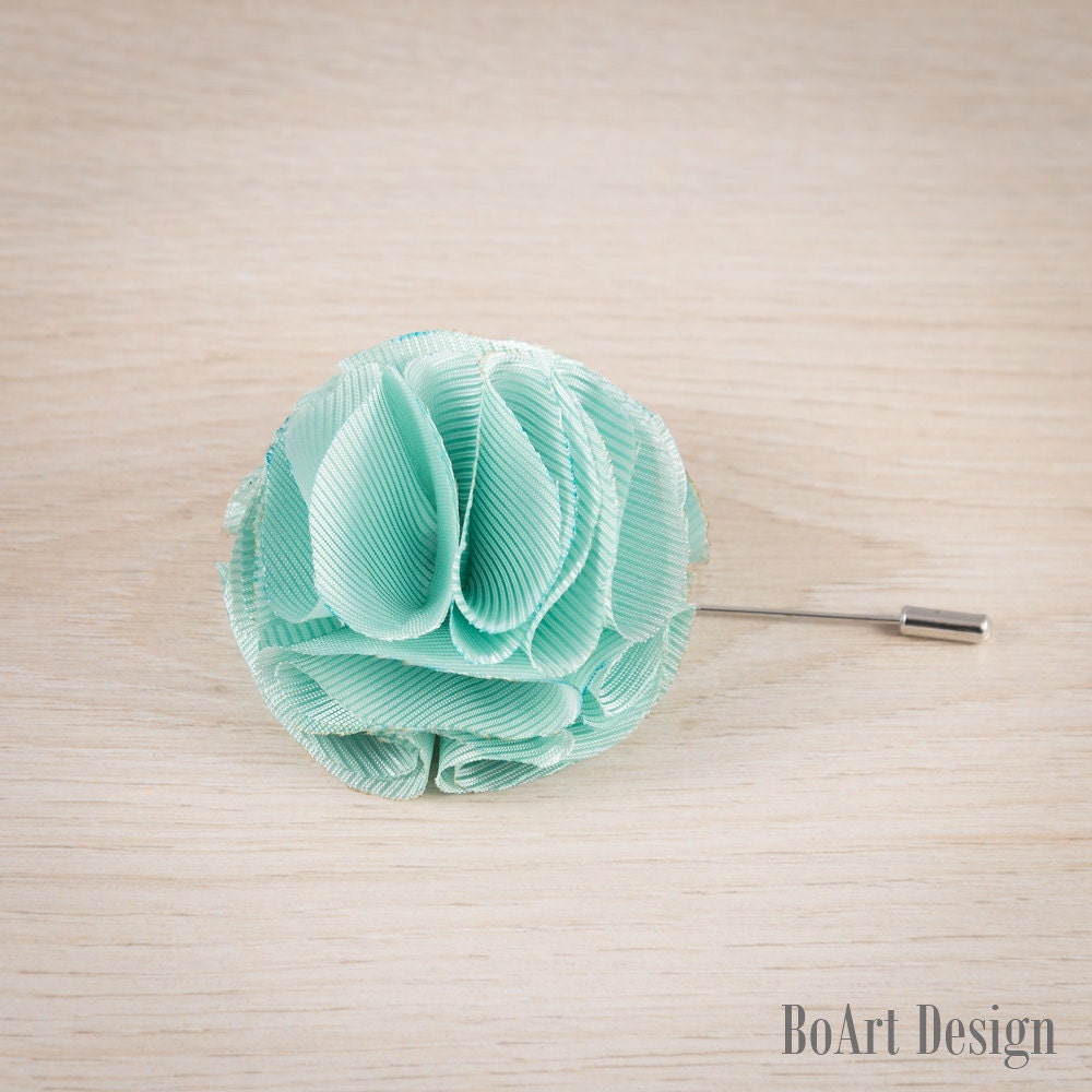 Lapel Stick Pin/mint Green Carnation Lapel Pin/lapel Pin/flower Pin ...