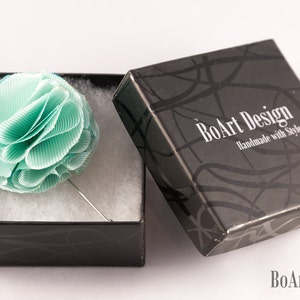 Lapel Stick Pin/mint Green Carnation Lapel Pin/lapel Pin/flower Pin ...