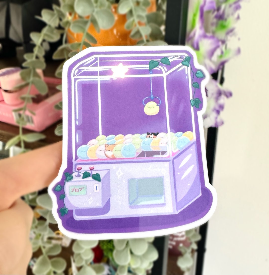 Vinyl Sticker Claw Machine Kawaii Blobs | Laptop Decal | Digital Art ...