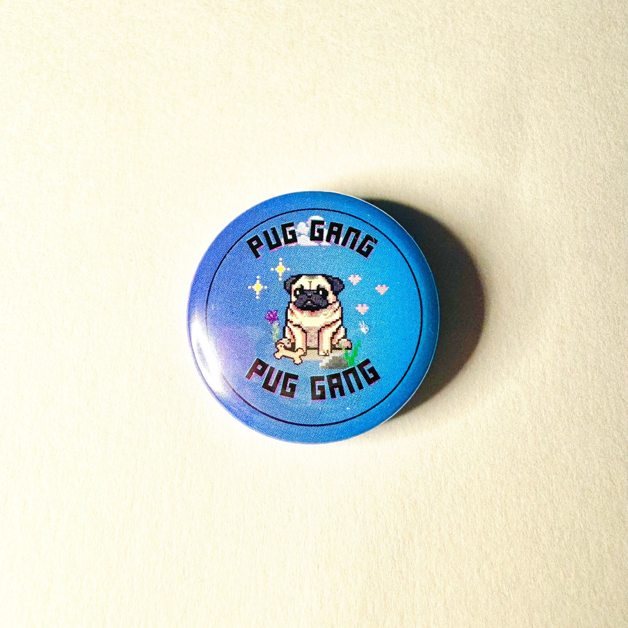 Dog Gang Pixel Art Button Badge | Shiba Inu | Cocker Spaniel | Sausage ...