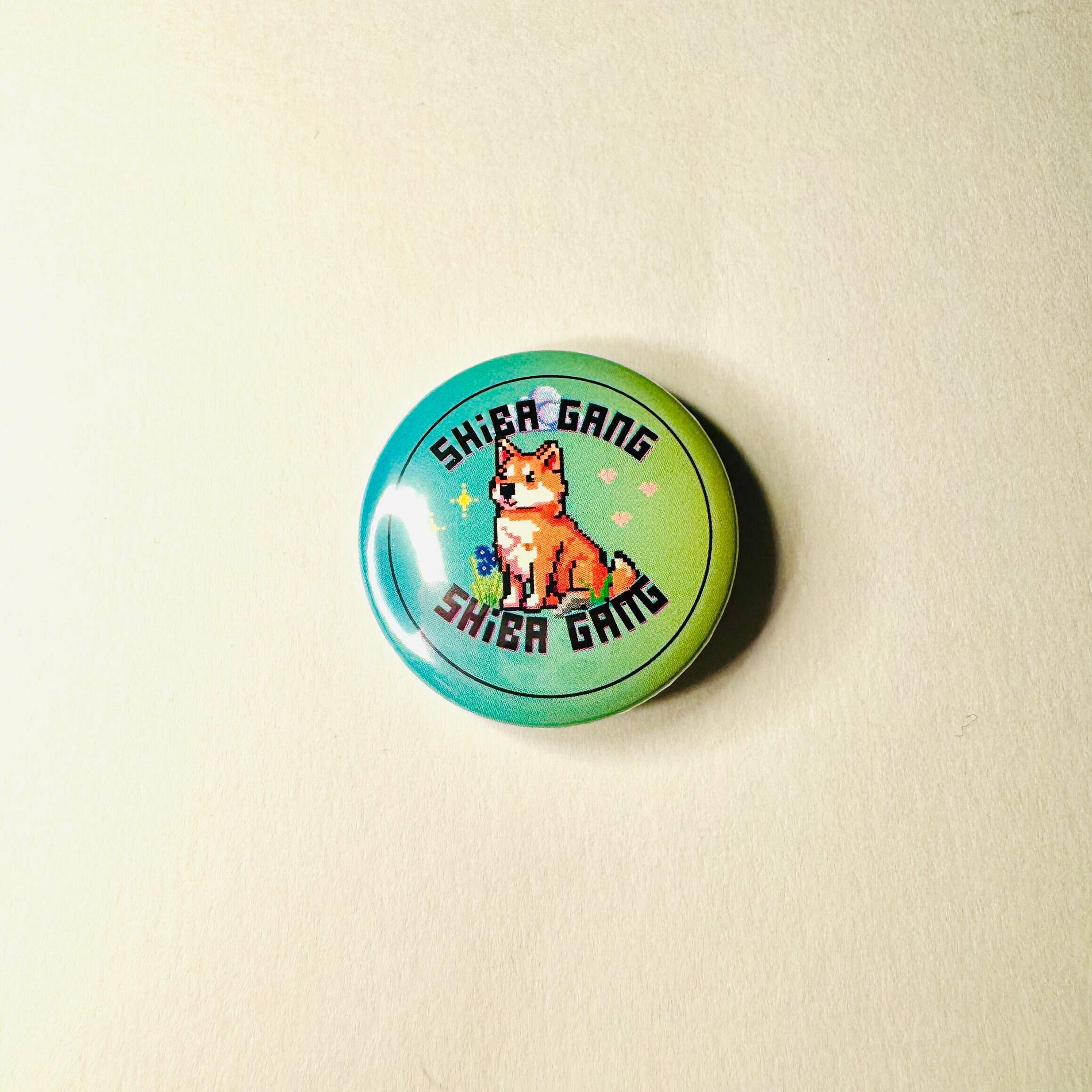 Dog Gang Pixel Art Button Badge | Shiba Inu | Cocker Spaniel | Sausage ...