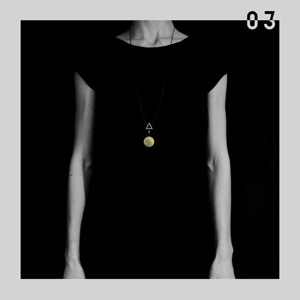 ATMA CYCLES 03. Fire Moon/sun Double Sided Silver/brass Amulet - Etsy