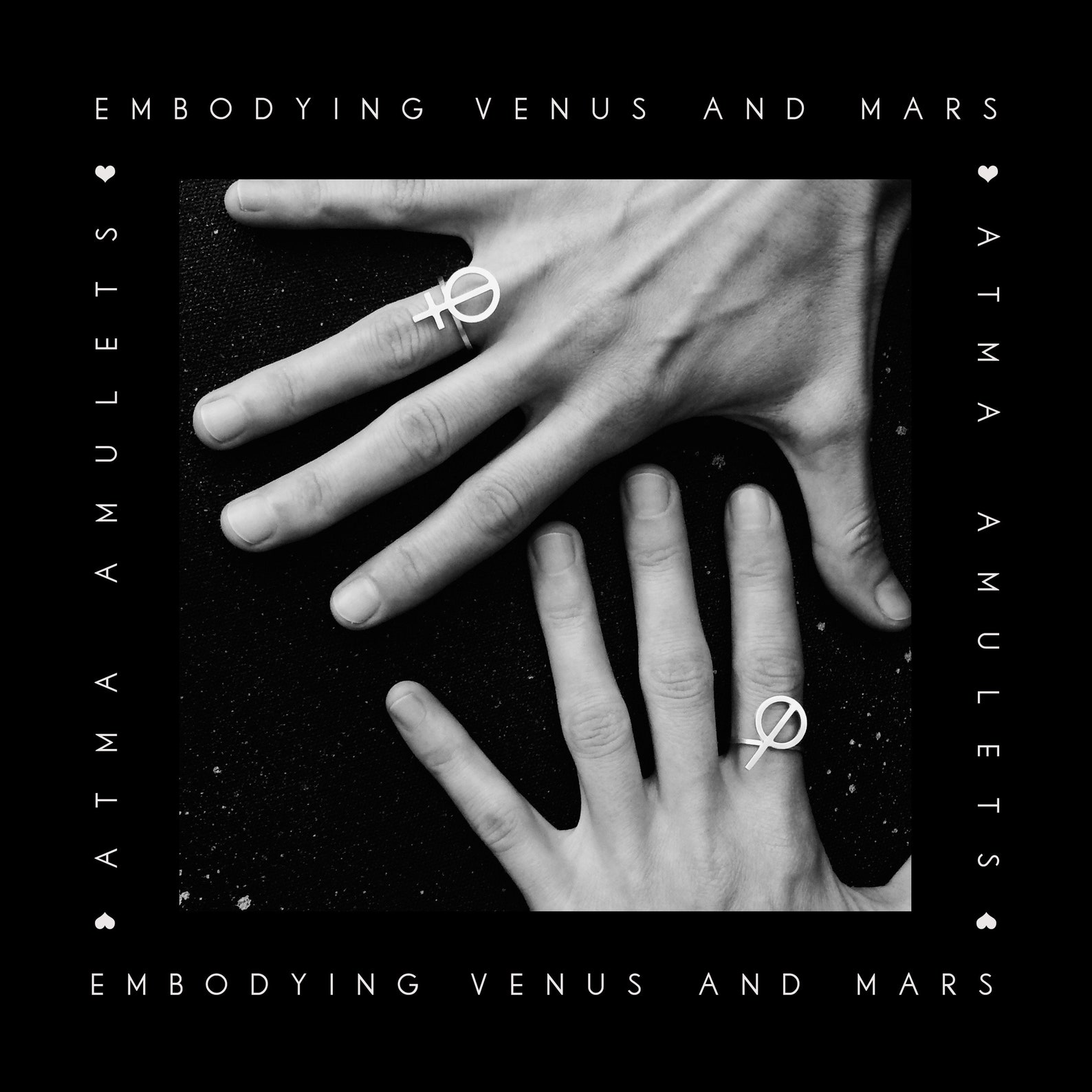 ATMA * VENUS + MARS Ring Amulets * Special Pack of Two - Etsy