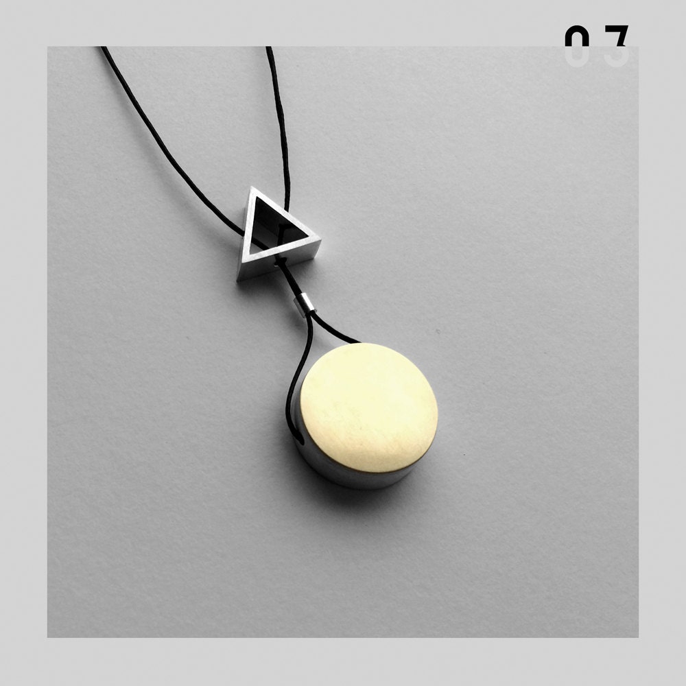 ATMA CYCLES 03. Fire Moon/sun Double Sided Silver/brass Amulet - Etsy