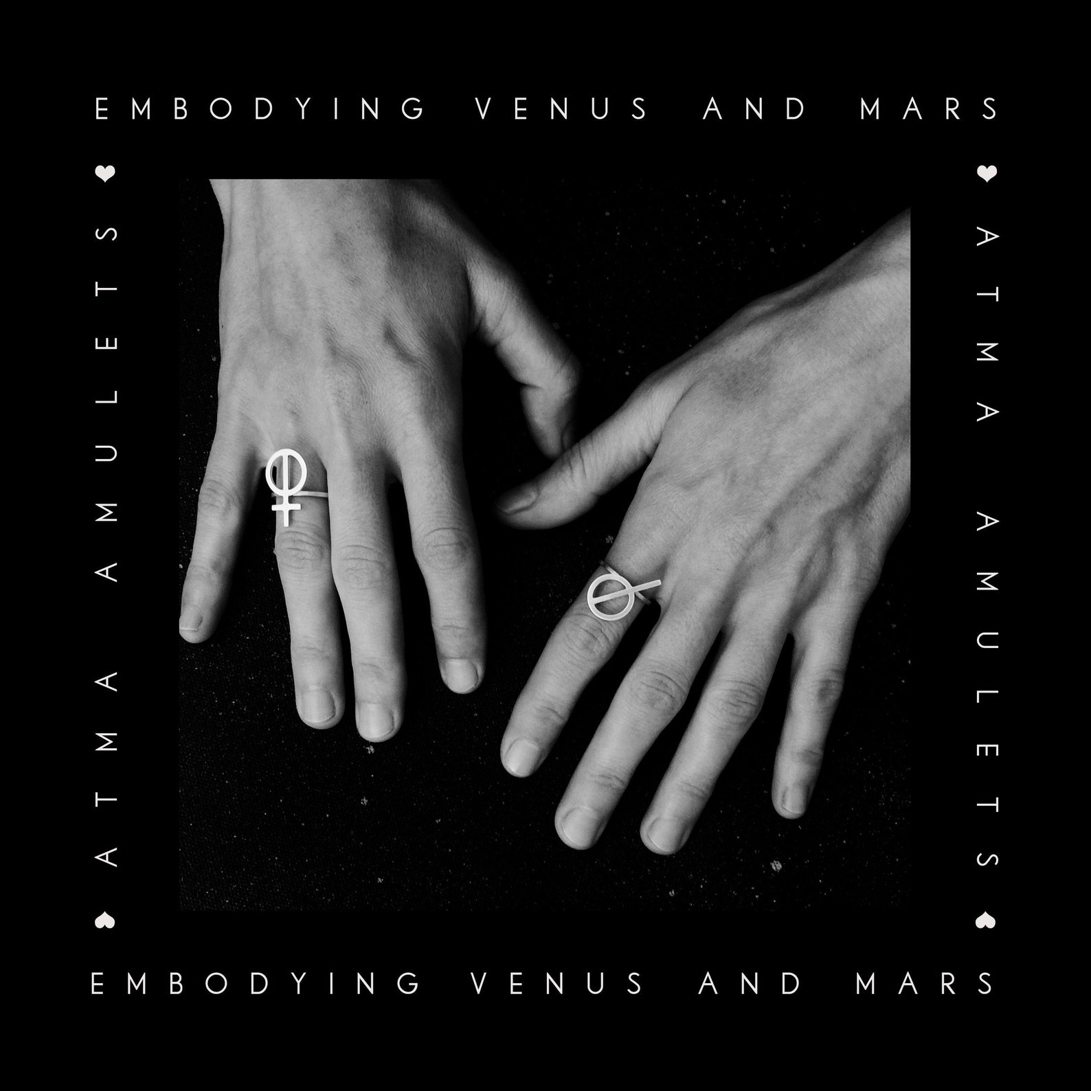 ATMA * VENUS + MARS Ring Amulets * Special Pack of Two - Etsy