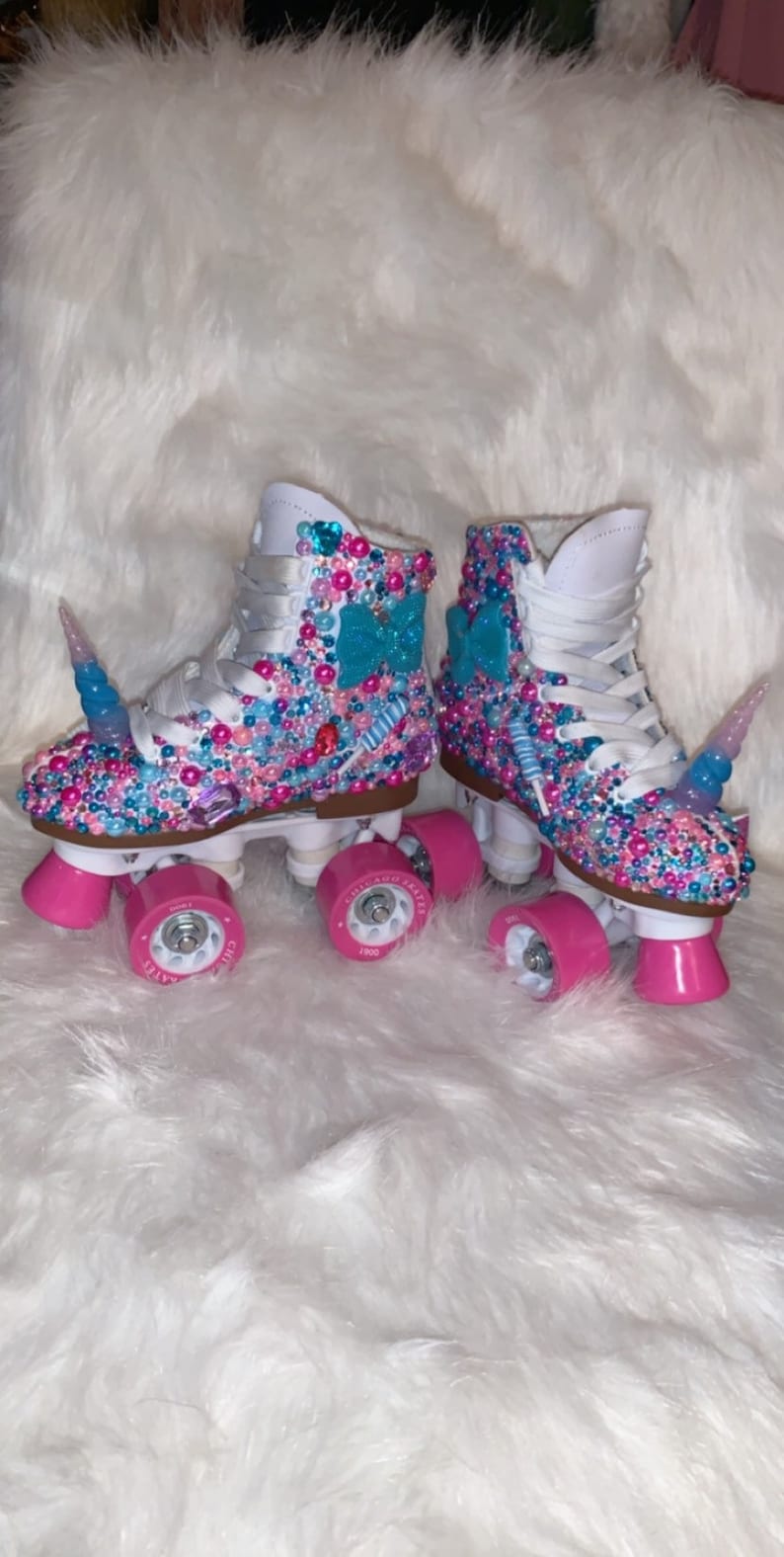 Bling Skates Kids Sizes Only Any Theme - Etsy