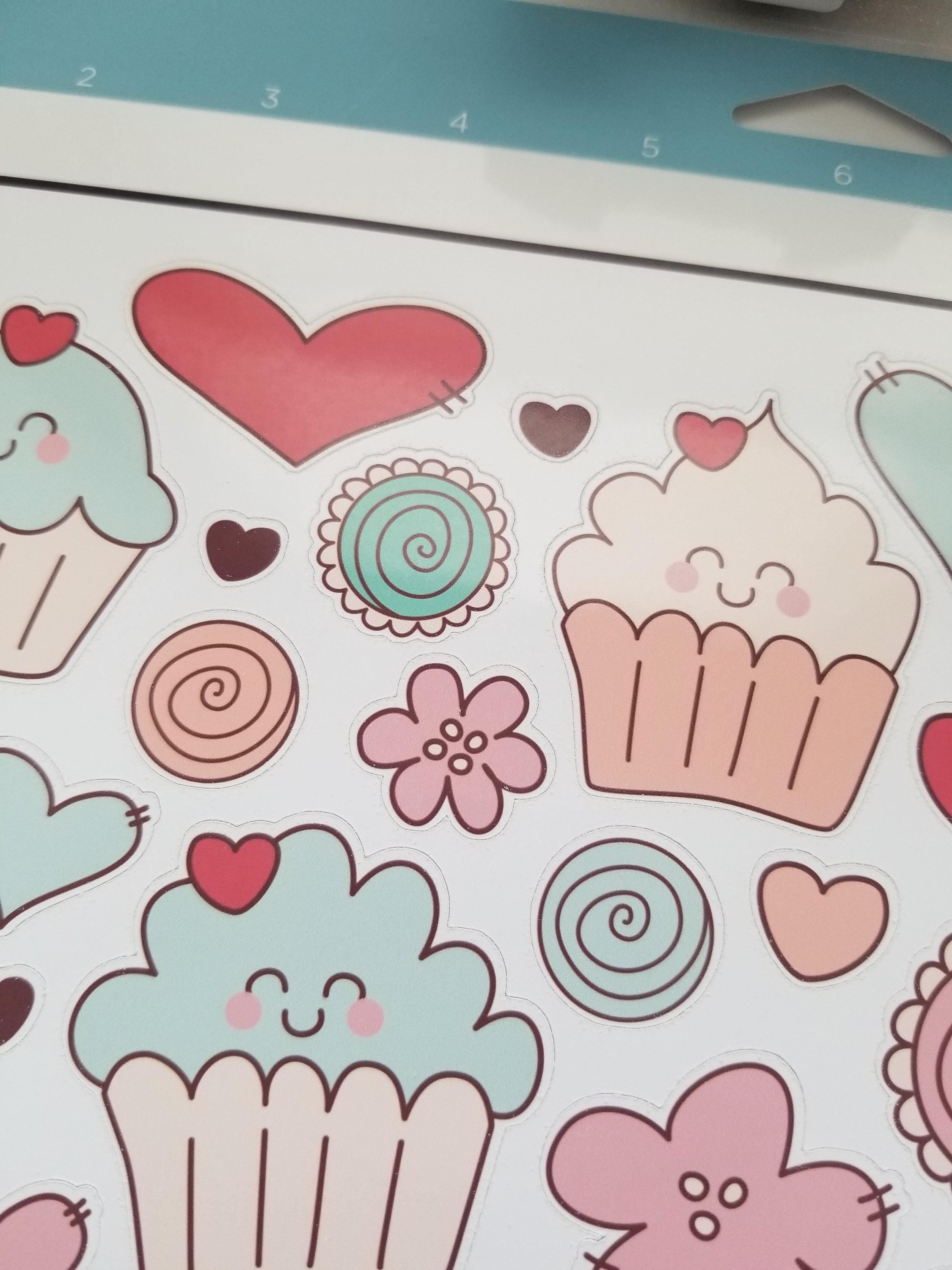 Printable Stickers Cuppy Cake 3 Printable Paper Craft - Etsy Sweden