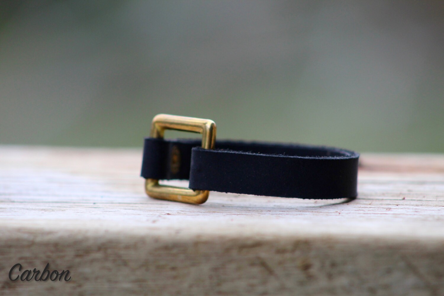 The Essential Saddle String Bracelet with Square Brass Ring - 4 Colors