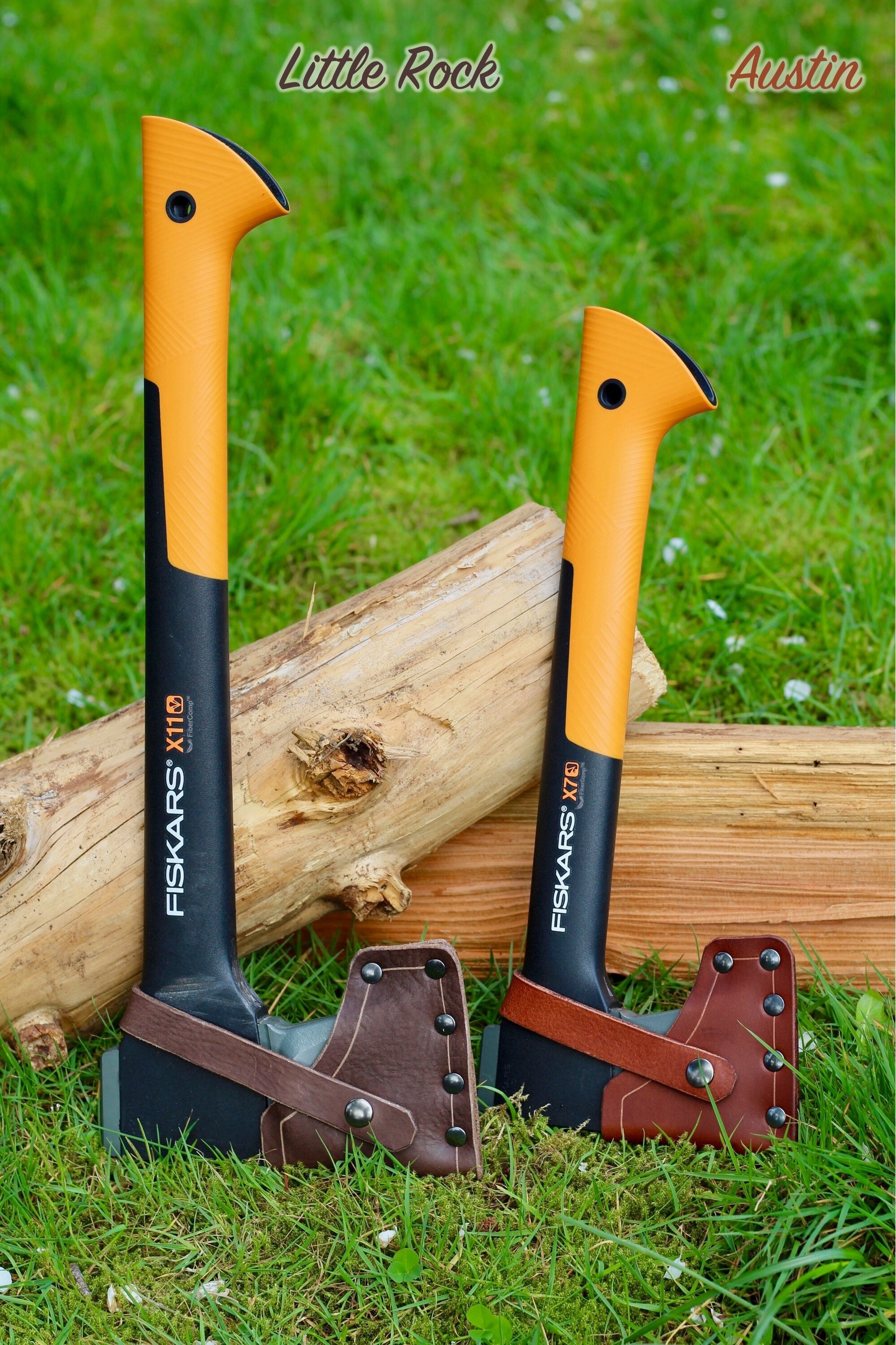 Leather Axe Sheath for Fiskars X-Series (for X7, X11, X15, X17, X25 ...