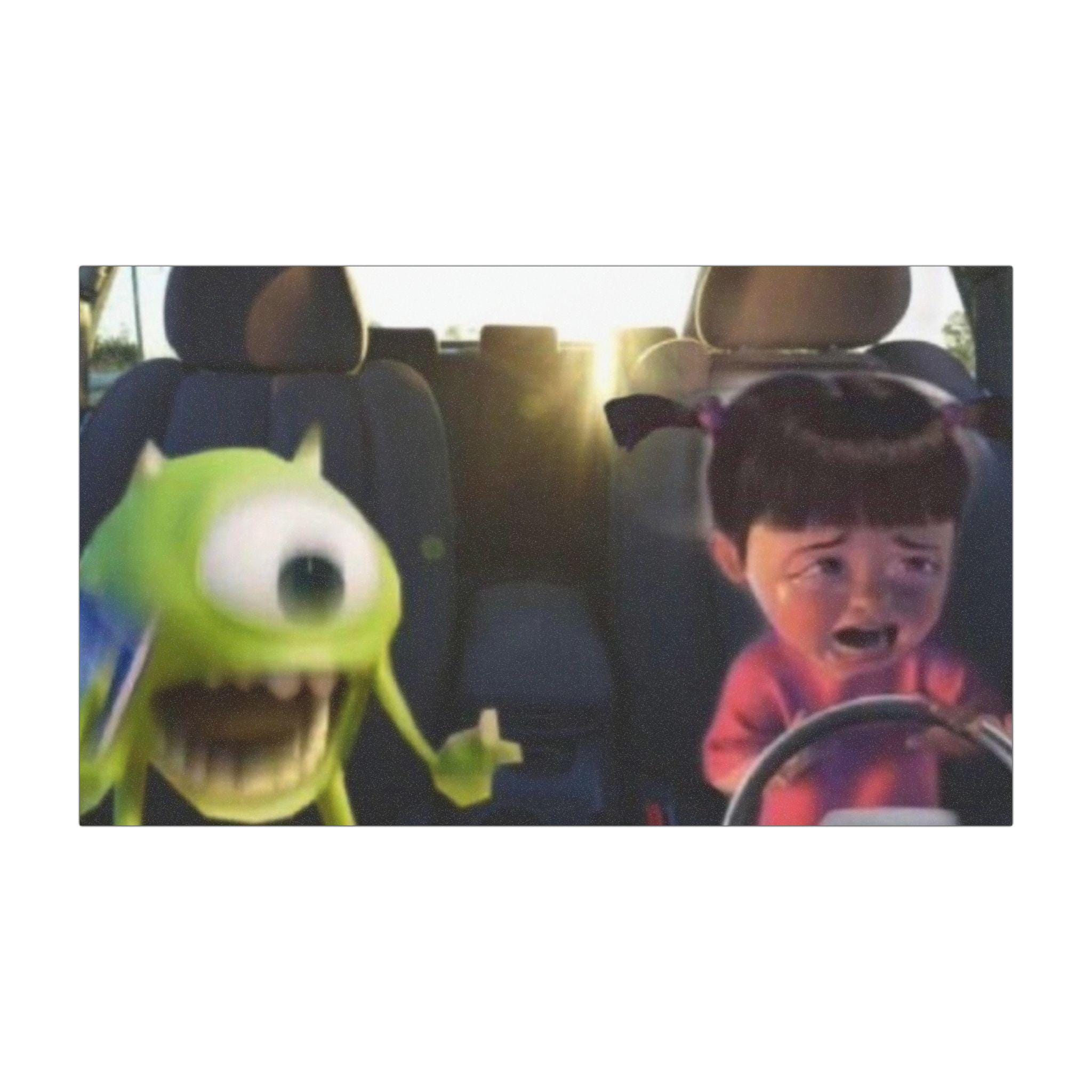 Meme Monsters Inc New Driver Student Driver Funny Car Magnets / Bumper ...