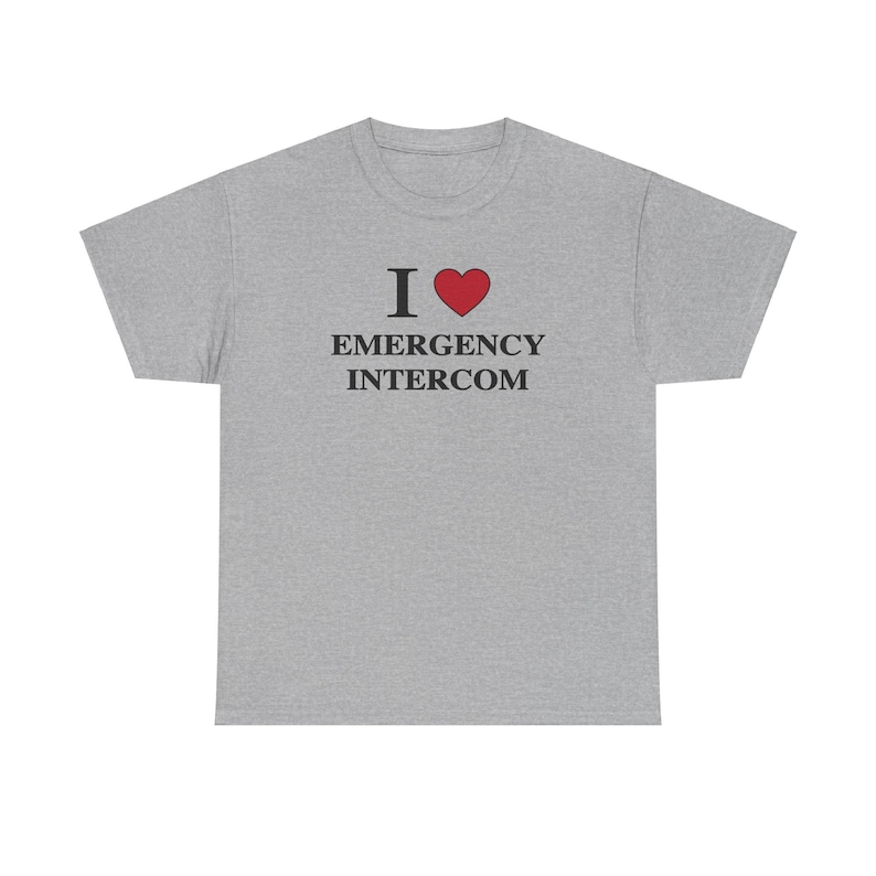 I Heart Emergency Intercom Merch Fan Shirt, Unisex Tee, Emergency ...