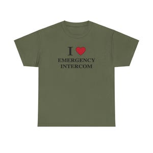 I Heart Emergency Intercom Merch Fan Shirt, Unisex Tee, Emergency ...
