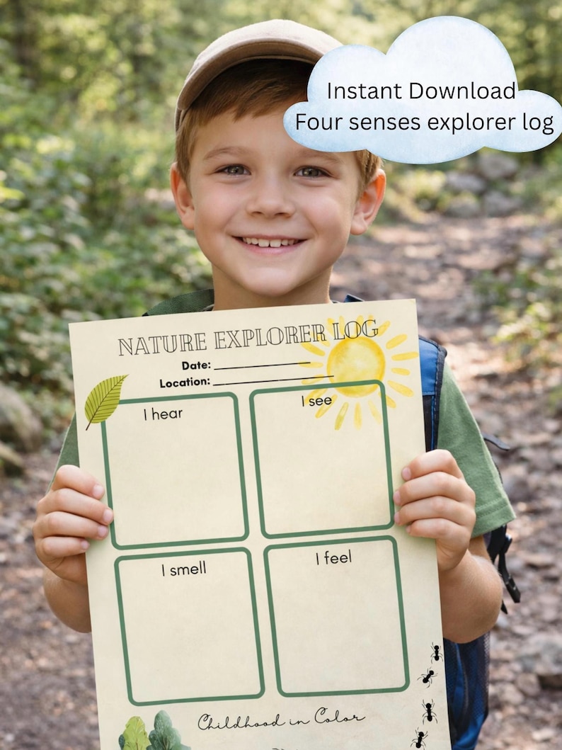 Printable Nature Explorer Log - Etsy