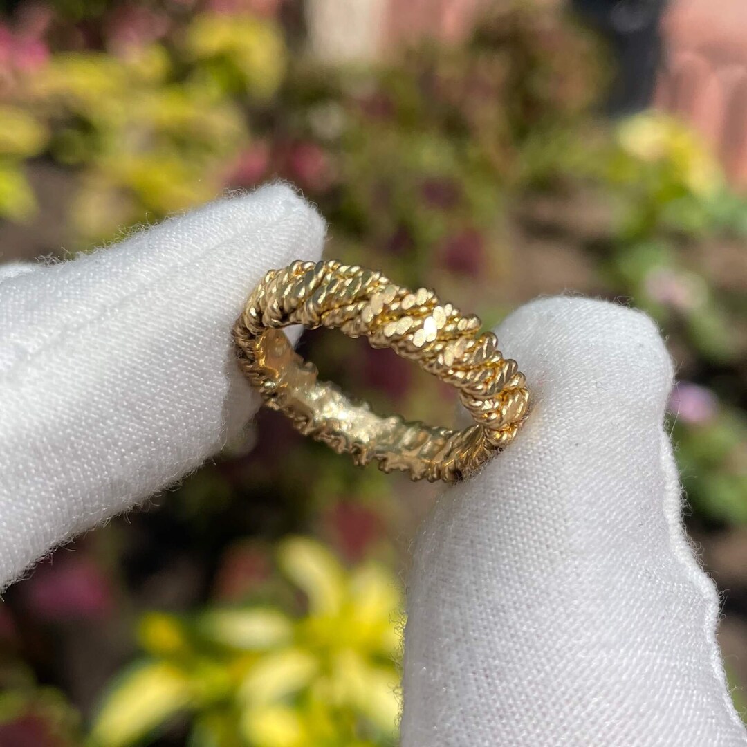 18k Gold Bespoke Ring, Hand Made in America, Sophisticated, Wedding ...