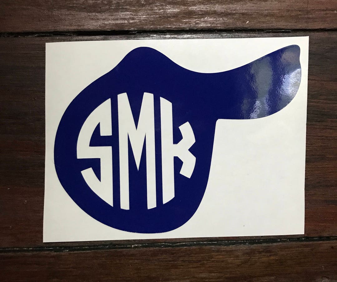 Saddle Monogram Decal - Etsy