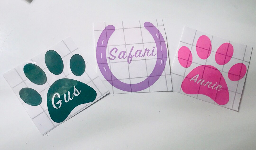Personalized Pet Decals - Etsy