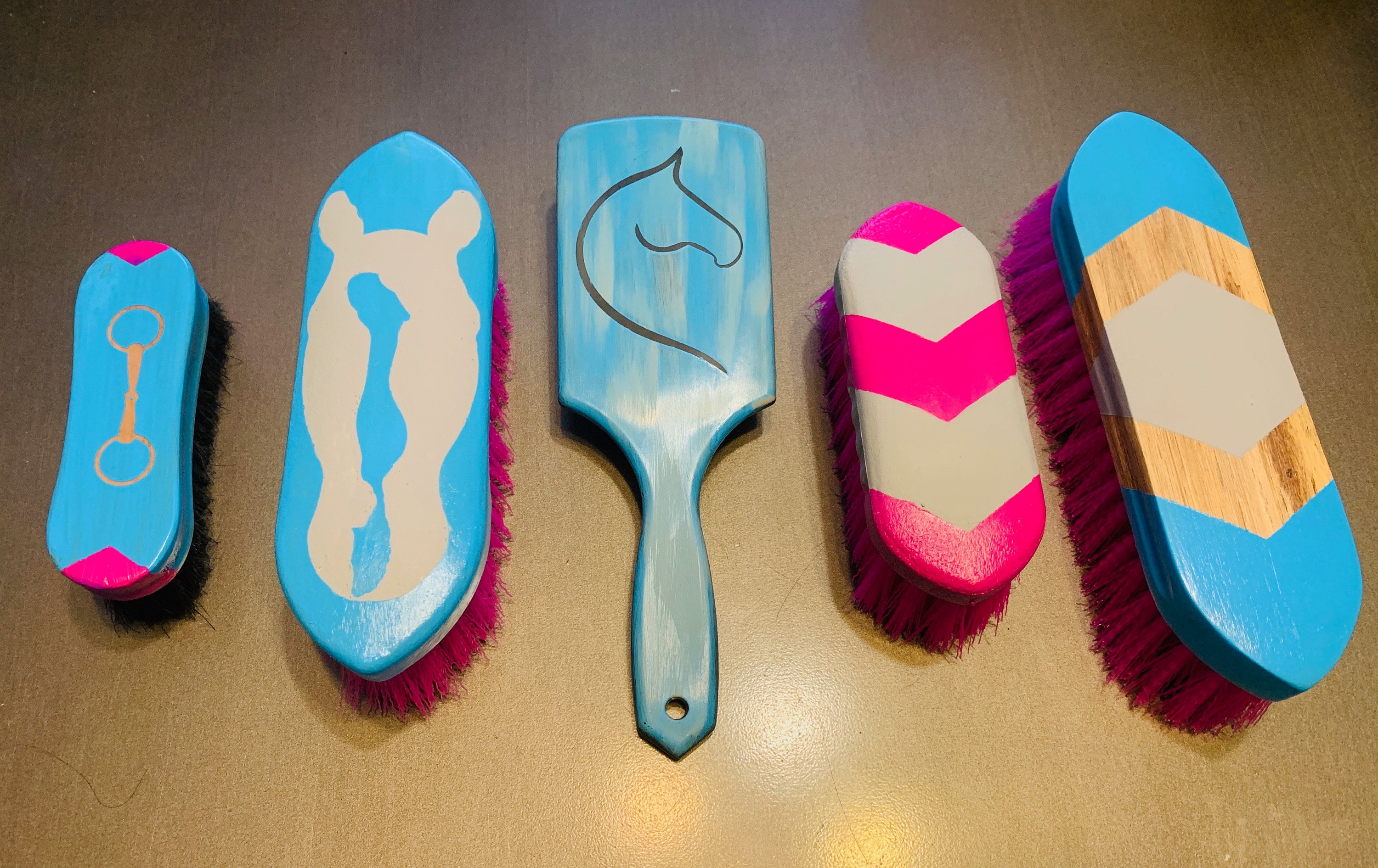 Hand Painted Custom Brush Sets - Etsy