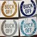 BUCK OFF Horse Shoe Decal - Etsy