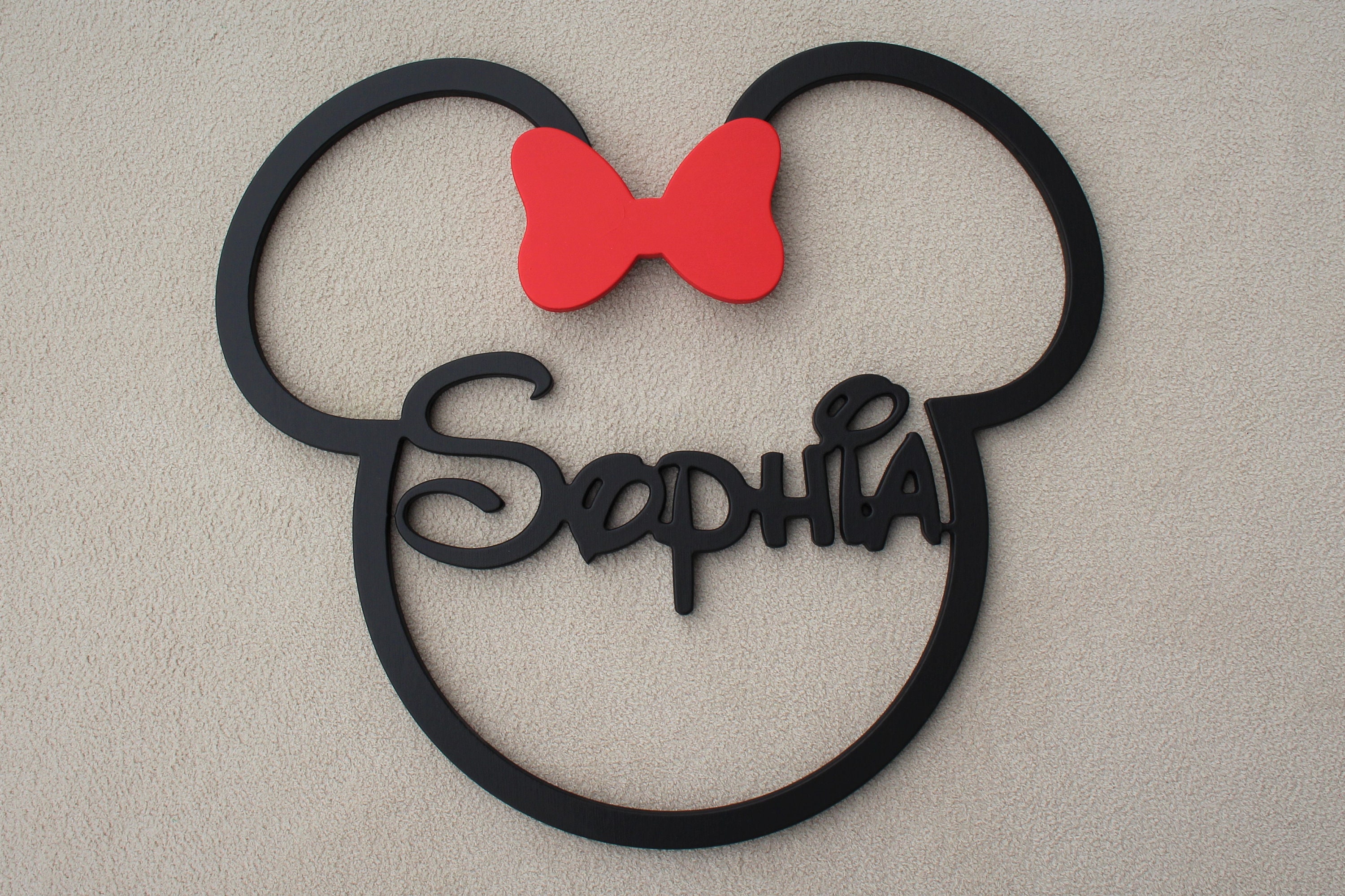 Minnie Mouse Name Logo
