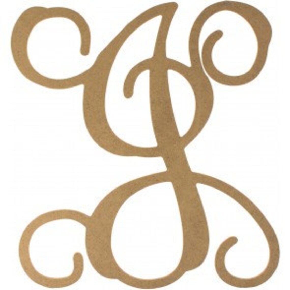 Wooden Letter Vine Script Monogram Letters Wall Hanging - Etsy