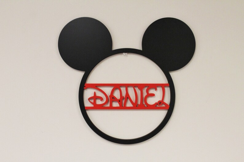 Disney Ears Kids Name Sign, Disney Mickey Mouse, Disney Minnie Mouse ...