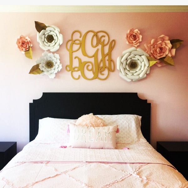 Monogram Decor - Etsy