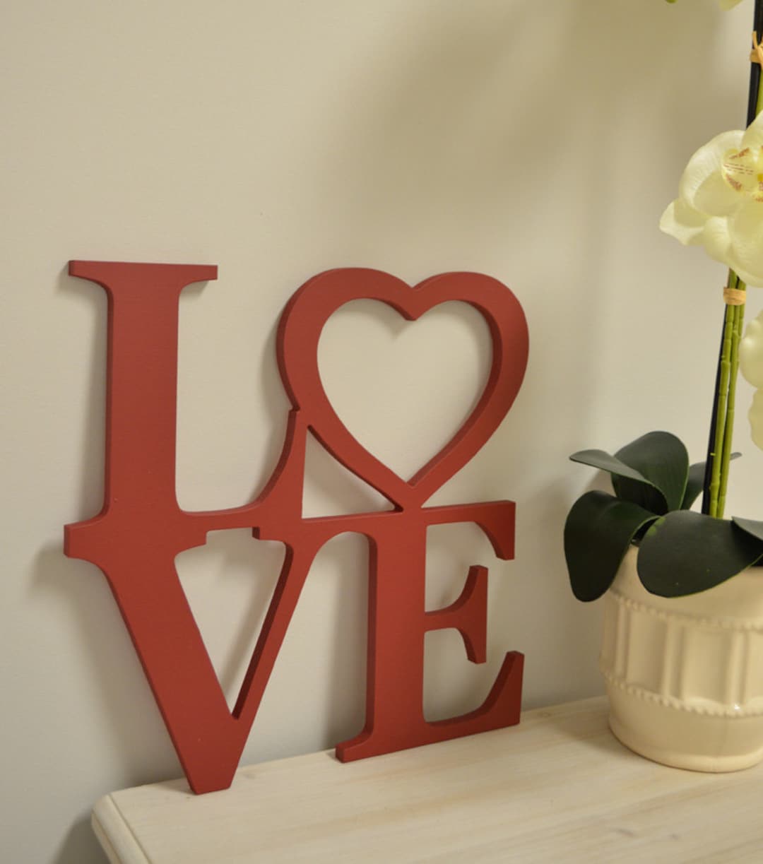 Love Wood Sign, Sign Love, Valentine Decor, Custom Made Home Decor ...