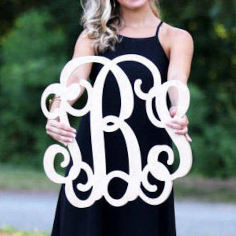 Wood Monogram - Etsy