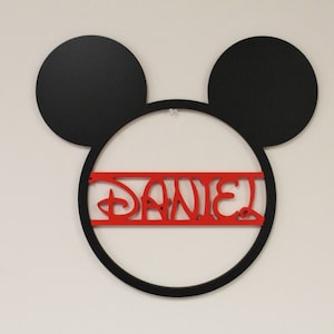 Disney Ears, Kids Name Sign, Disney Mickey Mouse, Disney Minnie Mouse ...