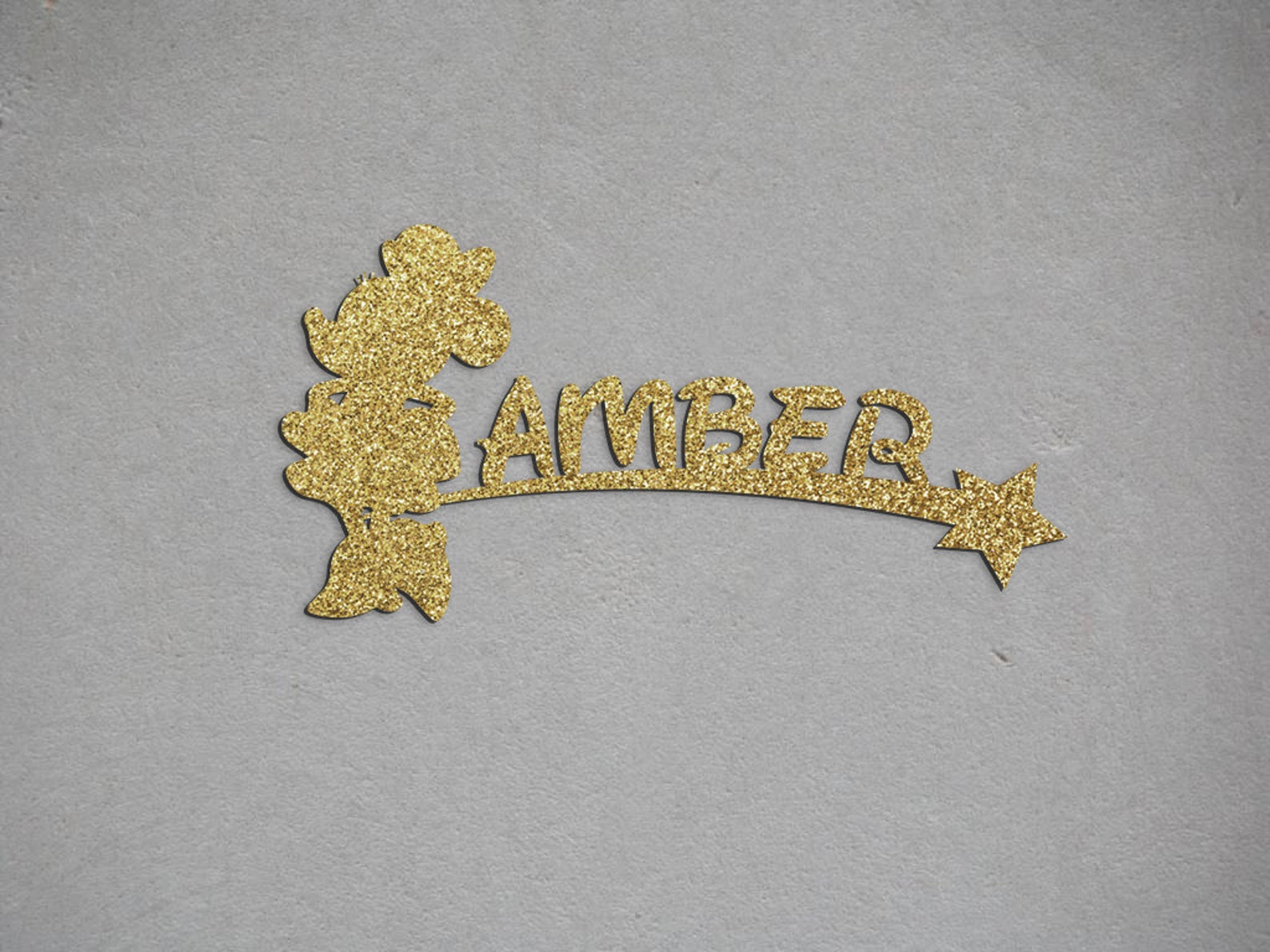 Minnie Mouse Wood Name Sign, Wooden Name Decor, Nursery Decor, Baby ...