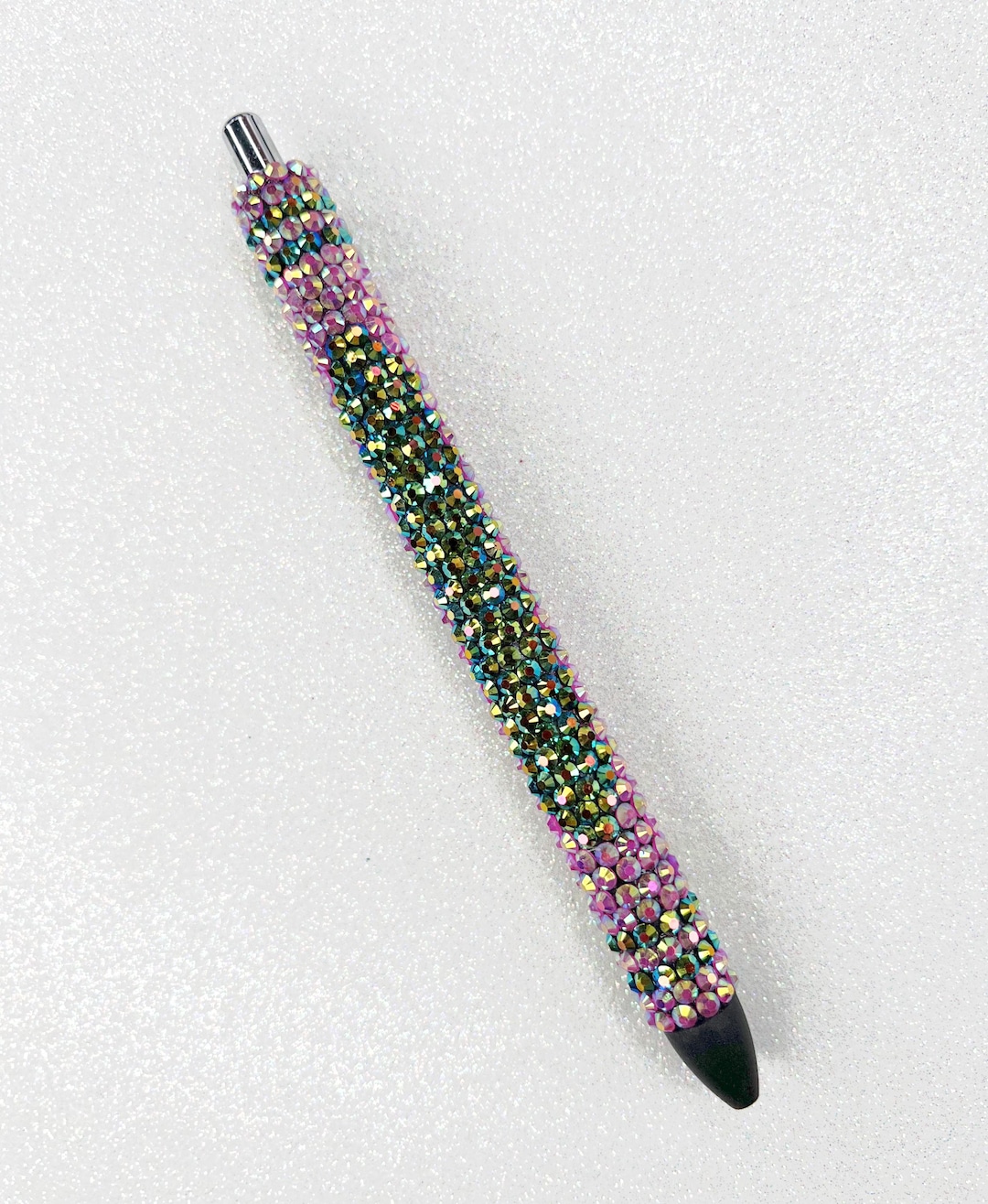 Pink Crayon Rhinestone Pen | Gifts for Her | Sparkly Pen | Gel Pen ...