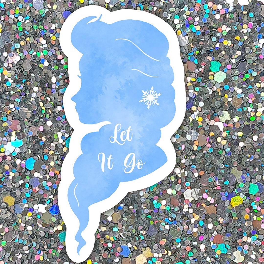 Elsa Sticker | Let It Go Sticker | Fairy Tale Sticker | Princess ...