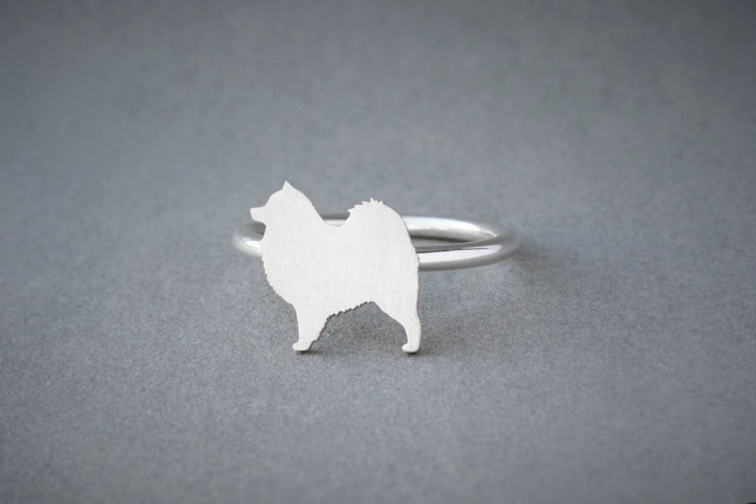 Sterling Silver Samoyed Ring: Handmade Dog Breed Jewelry - Etsy