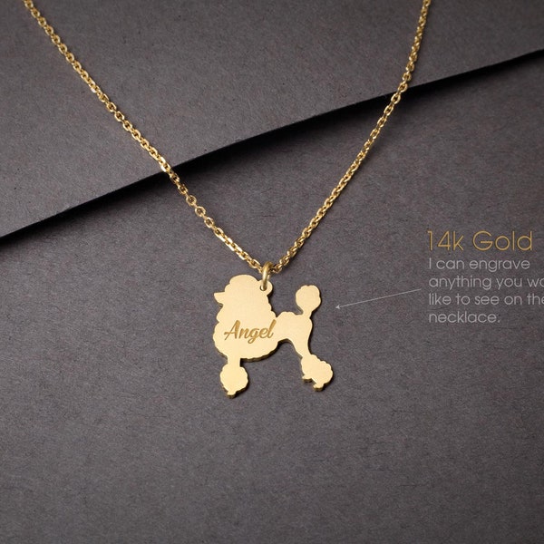 Poodle Necklace - Etsy