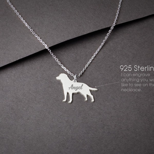 Labrador Necklace - Etsy UK